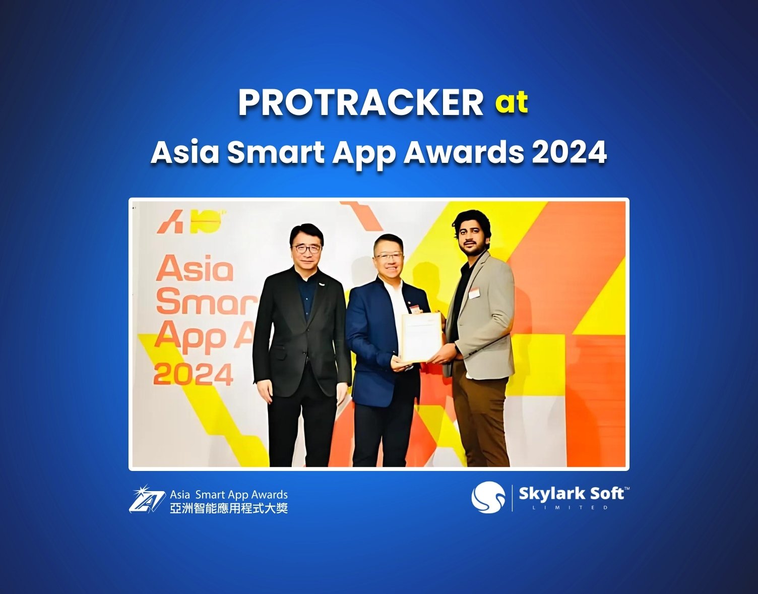 PROTRACKER Receives Award at Asia Smart App Awards 2024